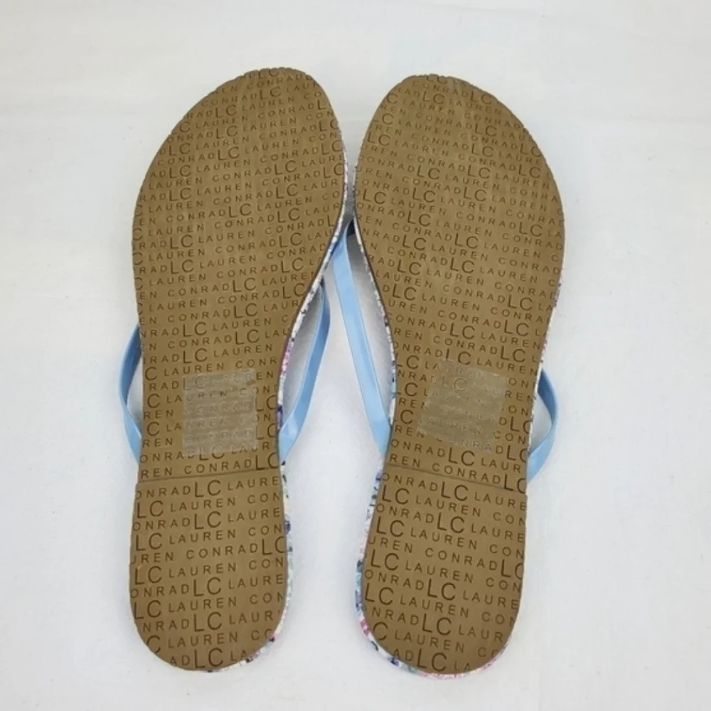 LC Lauren Conrad | Shoes | Lc Lauren Conrad Blue Sandals Size 9m | Poshmark